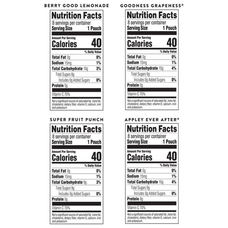 Honest Tea Kids Variety Pack Organic Fruit Juice Drink (6.75 fl oz ...