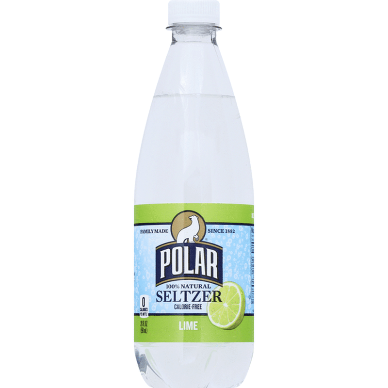Polar Seltzer, 100% Natural, Lime (20 oz) - Instacart