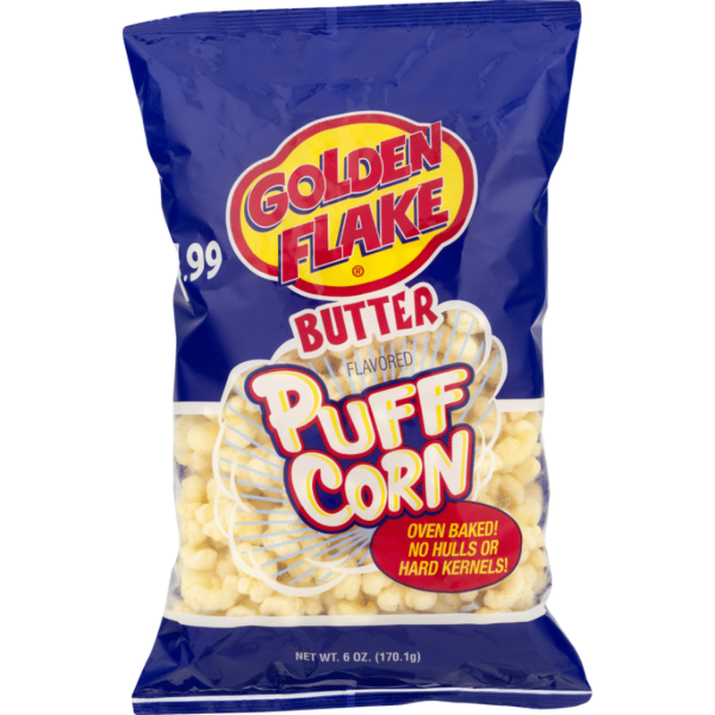 Golden Flake Puff Corn Butter (6 oz) - Instacart