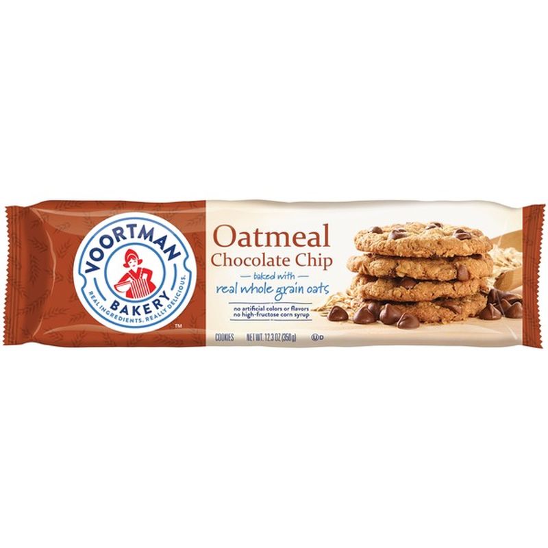 Voortman Oatmeal Chocolate Chip Cookies (12.3 oz) - Instacart