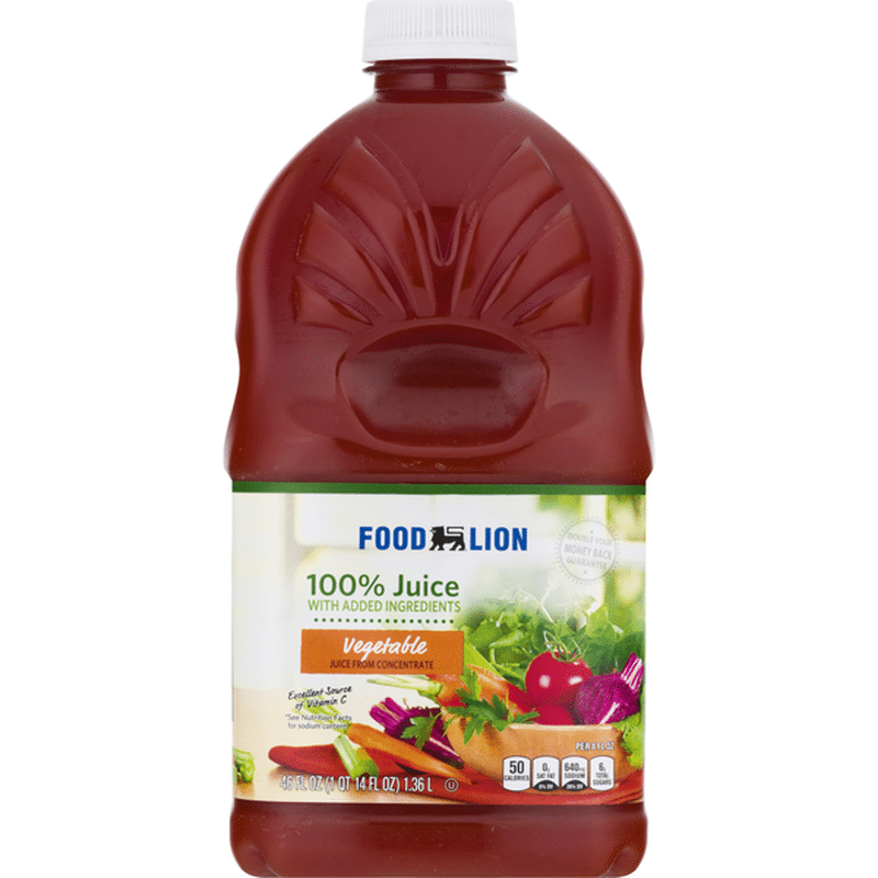 Food Lion 100% Juice, Vegetable (46 oz) - Instacart