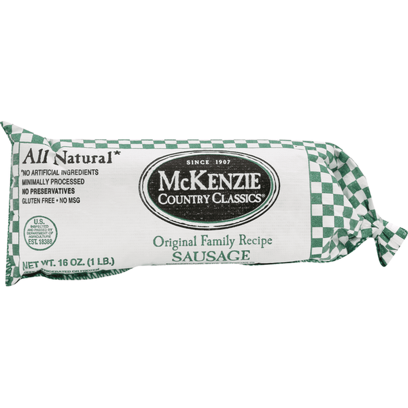 McKenzie Country Classics Sausage, Original Family Recipe (16 oz ...