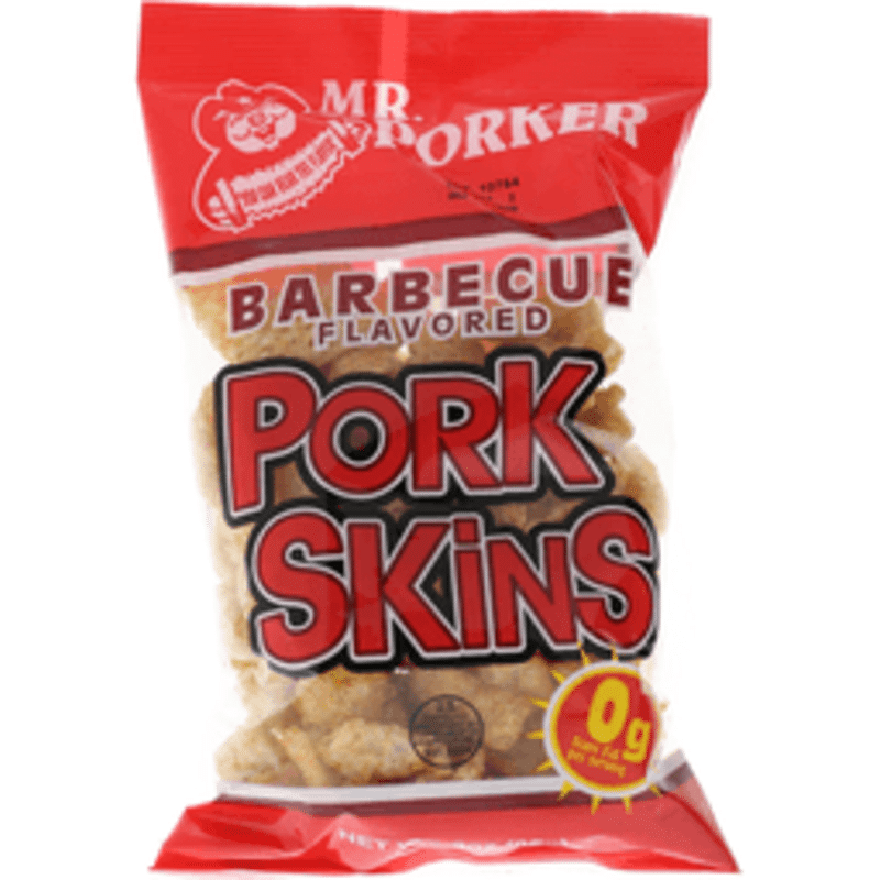 Mr. Porker Pork Skins, Barbecue (3 oz) - Instacart