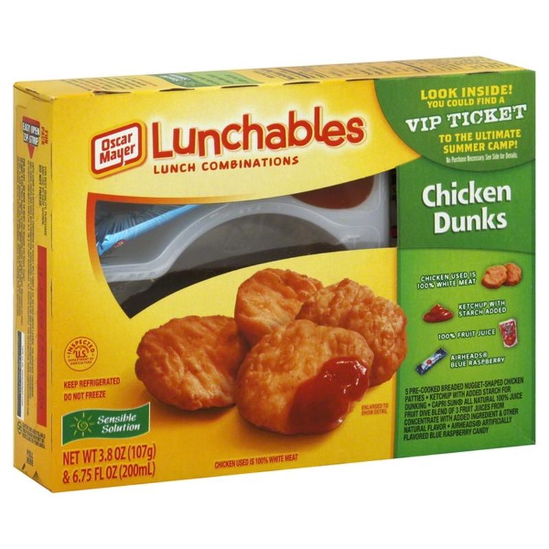 Lunchables Lunch Combinations, Chicken Dunk (each) - Instacart