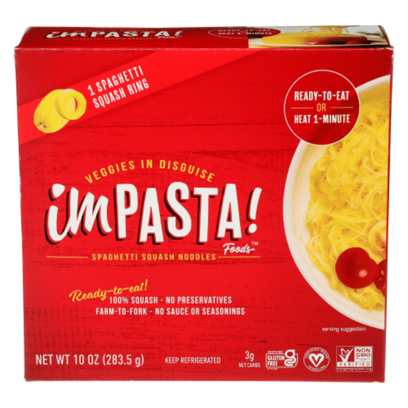 Impasta Foods Spaghetti Squash Noodles (10 oz) - Instacart
