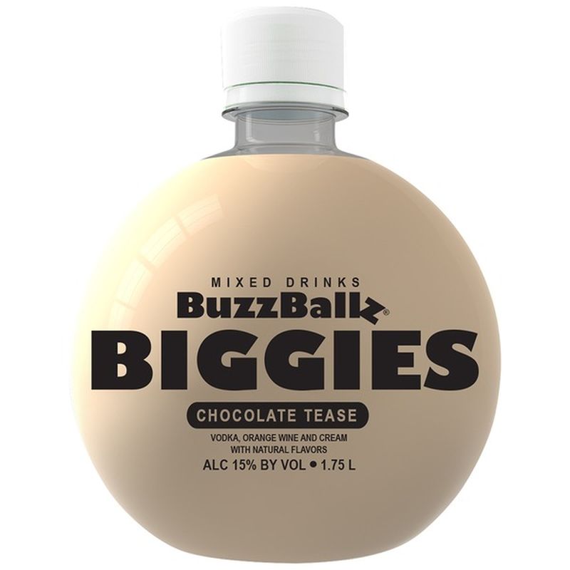 BuzzBallz Biggies Chocolate Tease (1.75 L) - Instacart