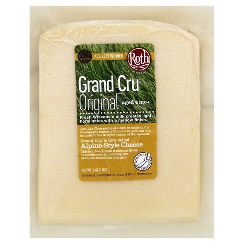 Roth Cheese, Alpine-Style, Grand Cru, Original (6 oz) from Mariano's ...