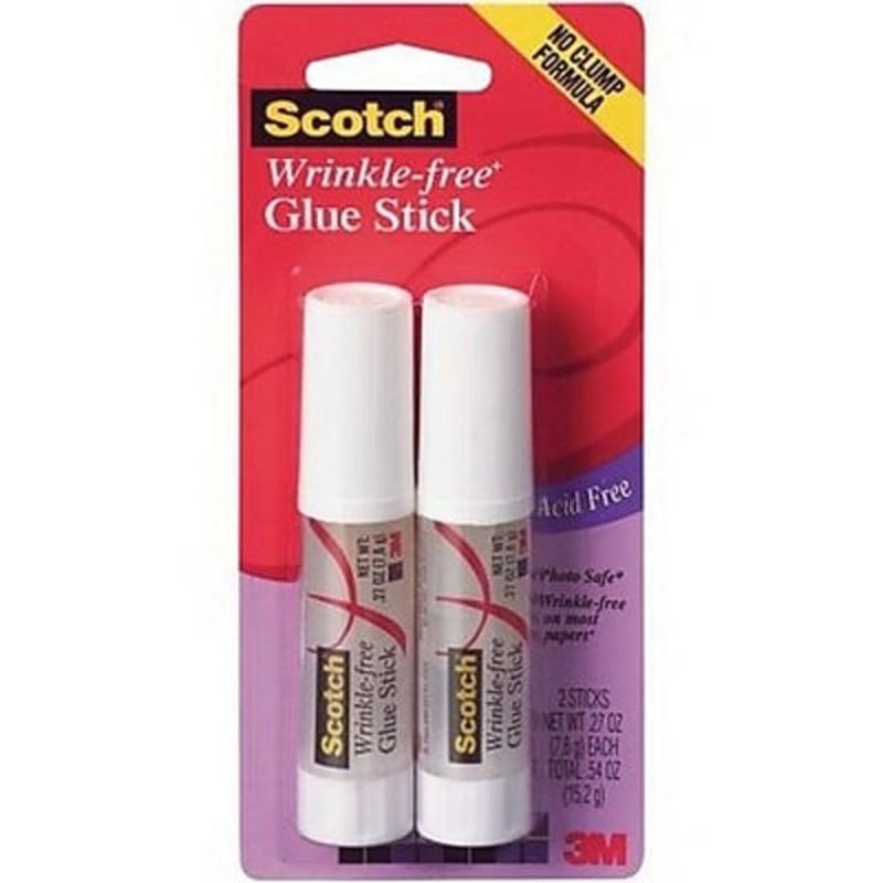 3M Scotch Clear No Mess Glue Stick (2 ct) - Instacart