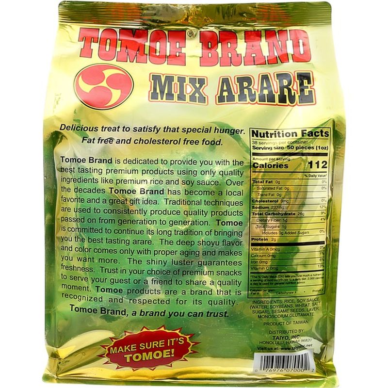 Tomoe Brand Mixed Arare Rice Crackers (38 oz) - Instacart
