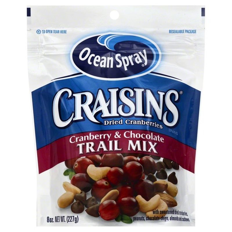 Craisins Cranberry & Chocolate Trail Mix Dried Cranberries (8 oz ...