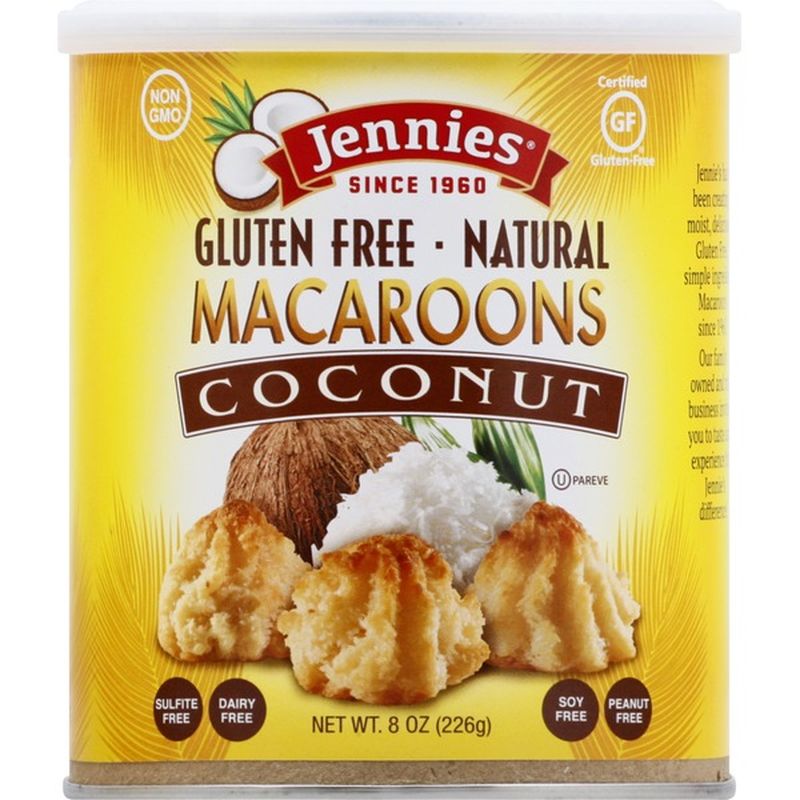 Jennies Macaroons, Gluten Free, Coconut (8 oz) - Instacart
