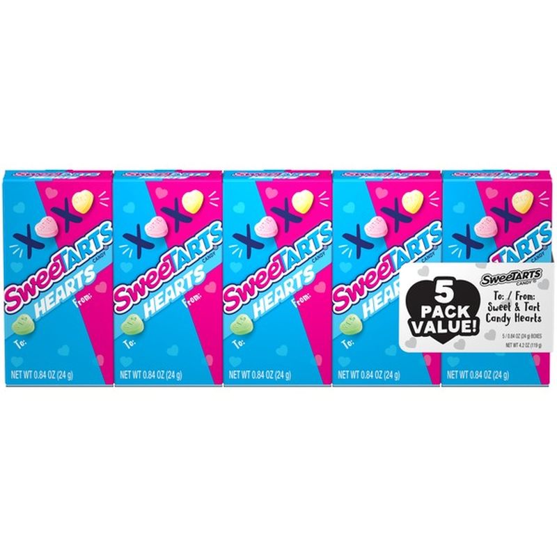 Sweet Tarts Hearts Candy (0.84 oz) - Instacart