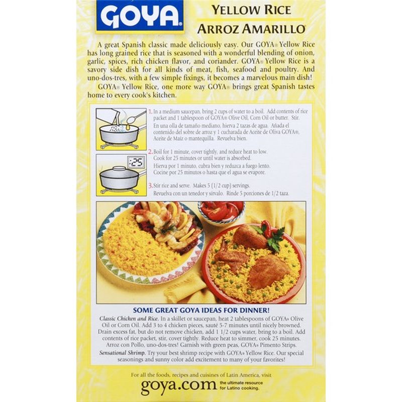 Goya Spanish Style Yellow Rice (7 oz) - Instacart