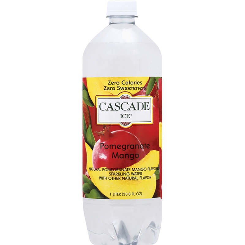 Cascade Ice Sparkling Water, Pomegranate Mango (1 L) - Instacart