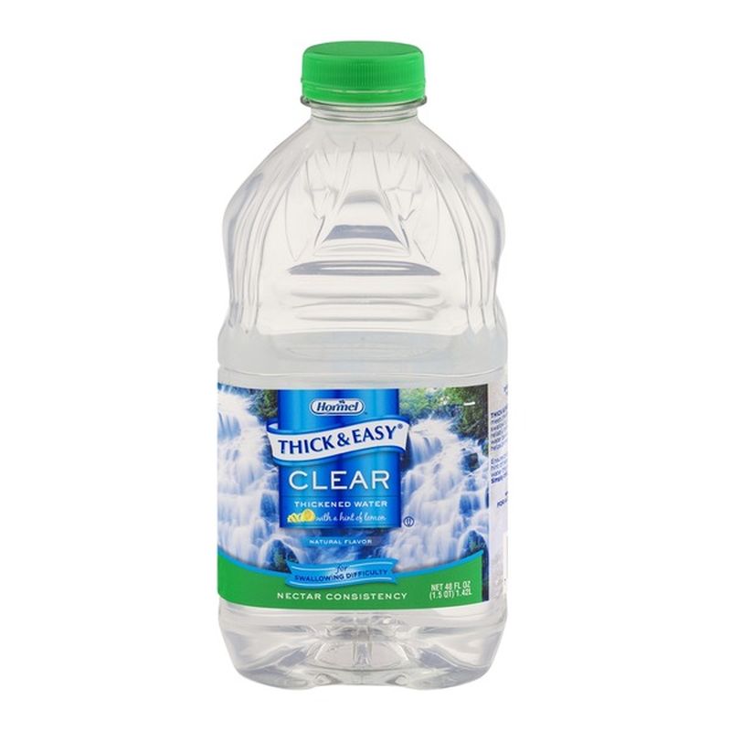Hormel Thick & Easy Clear Thickened Water With A Hint Of Lemon (48 fl ...