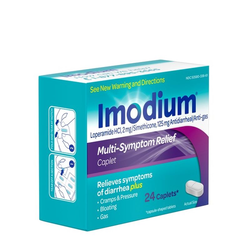Imodium Multi-Symptom Relief Caplets (24 ct) - Instacart