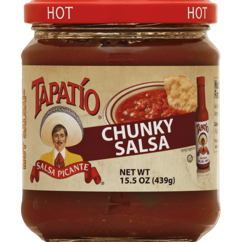 Tapatio Salsa, Chunky, Salsa Picante, Hot (15.5 oz) - Instacart