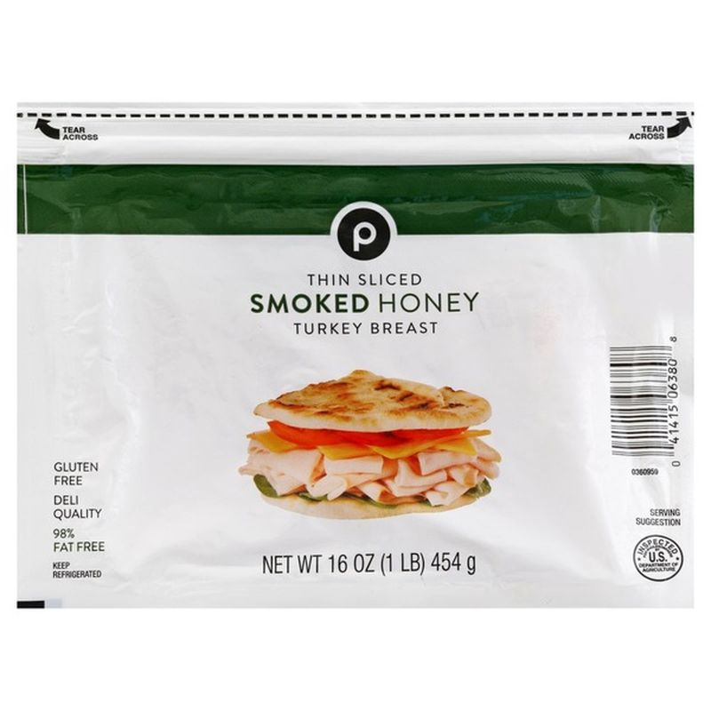 Publix Turkey Breast, Smoked Honey, Thin Sliced (16 oz) - Instacart