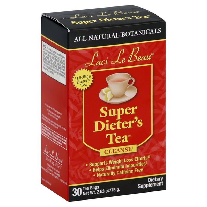 Laci Le Beau Super Dieters Tea Natural Botanicals Tea Bags 30 Ct 263 Oz Instacart