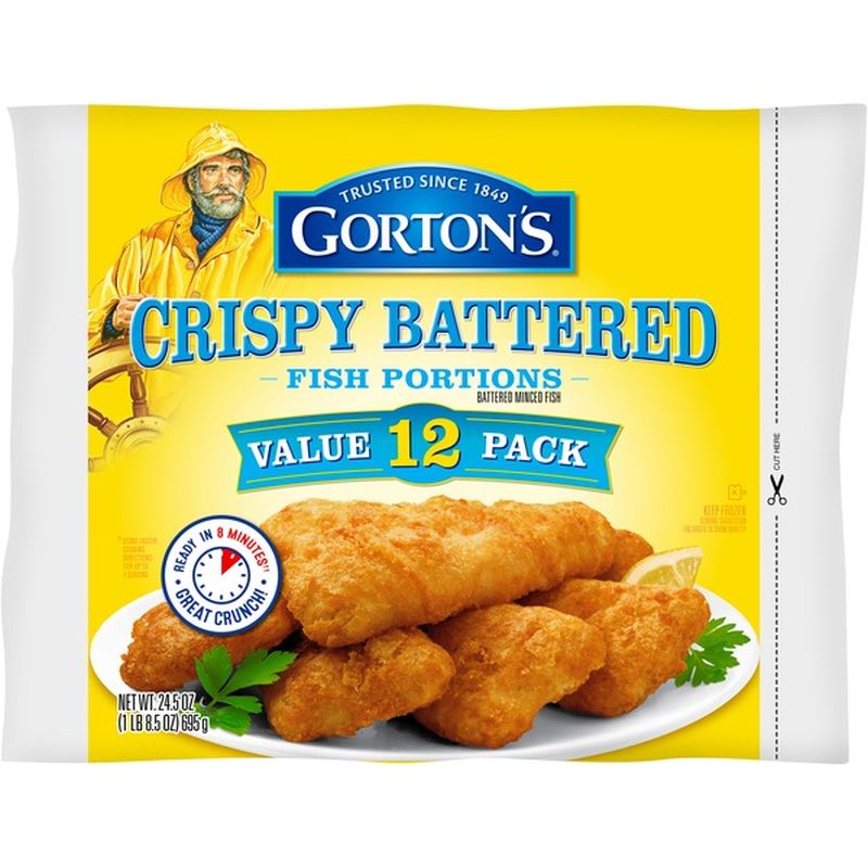 Gorton's Crispy Battered Fish Portions (24.5 oz) - Instacart