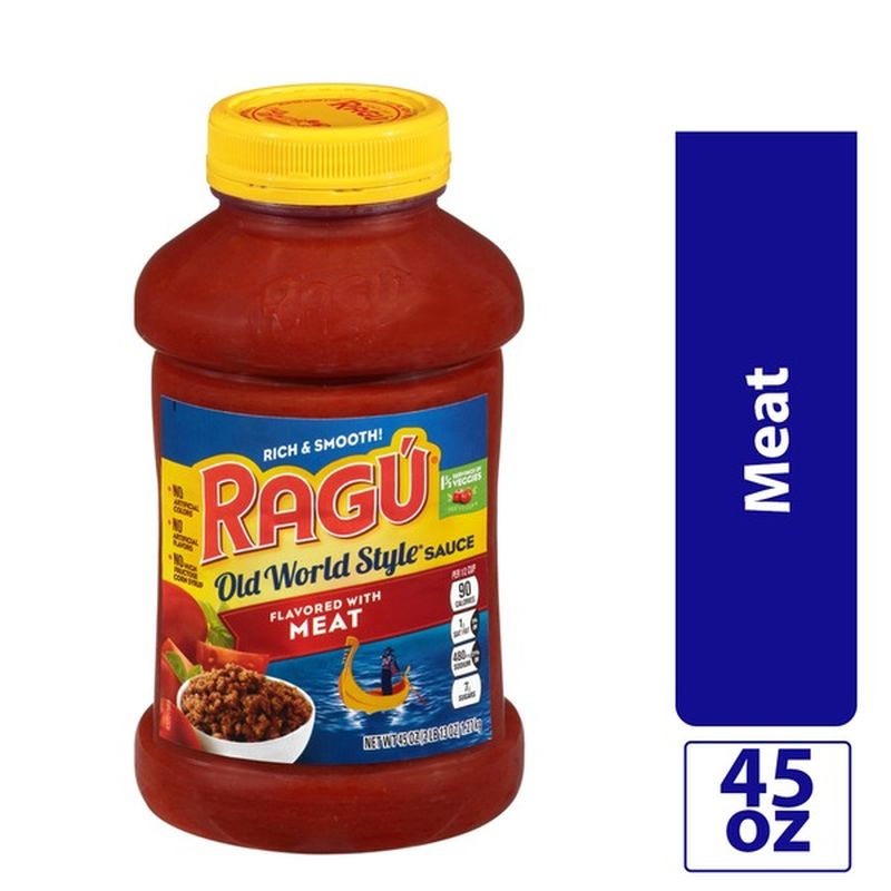 Ragú Sauce Flavored with Meat (45 oz) - Instacart
