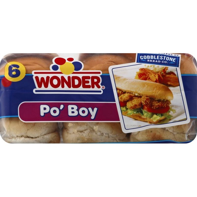 Wonder Bread Po' Boy Sub Rolls (567 g) - Instacart