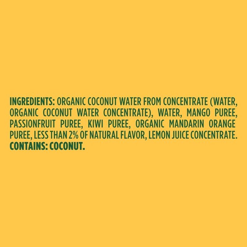 Outshine Tropical Fruits Fruit Enhanced Coconut Water (16.9 fl oz ...