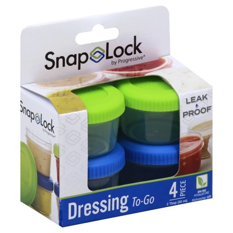 Progressive Snap Lock, Dressing To-Go (4 each) - Instacart