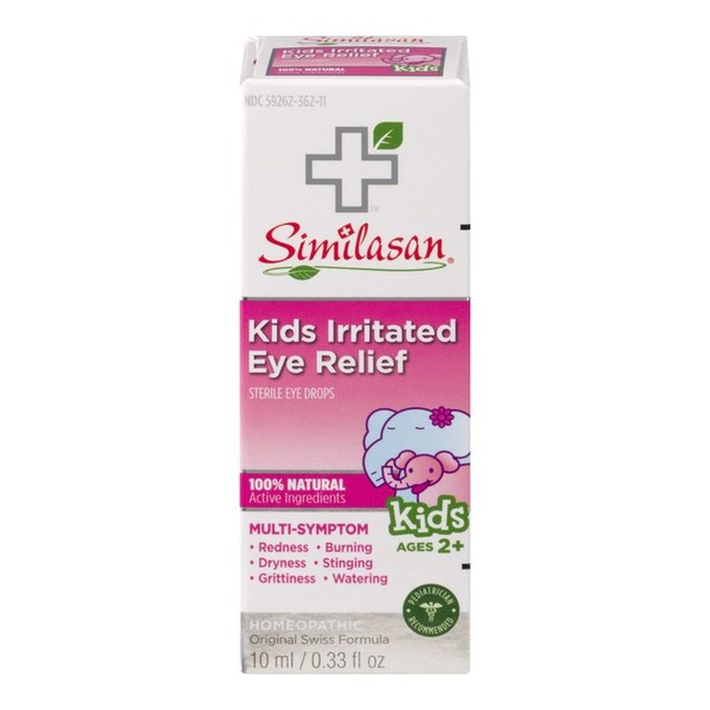 Similasan Kids Irritated Eye Relief Sterile Eye Drops (0.33 fl oz ...