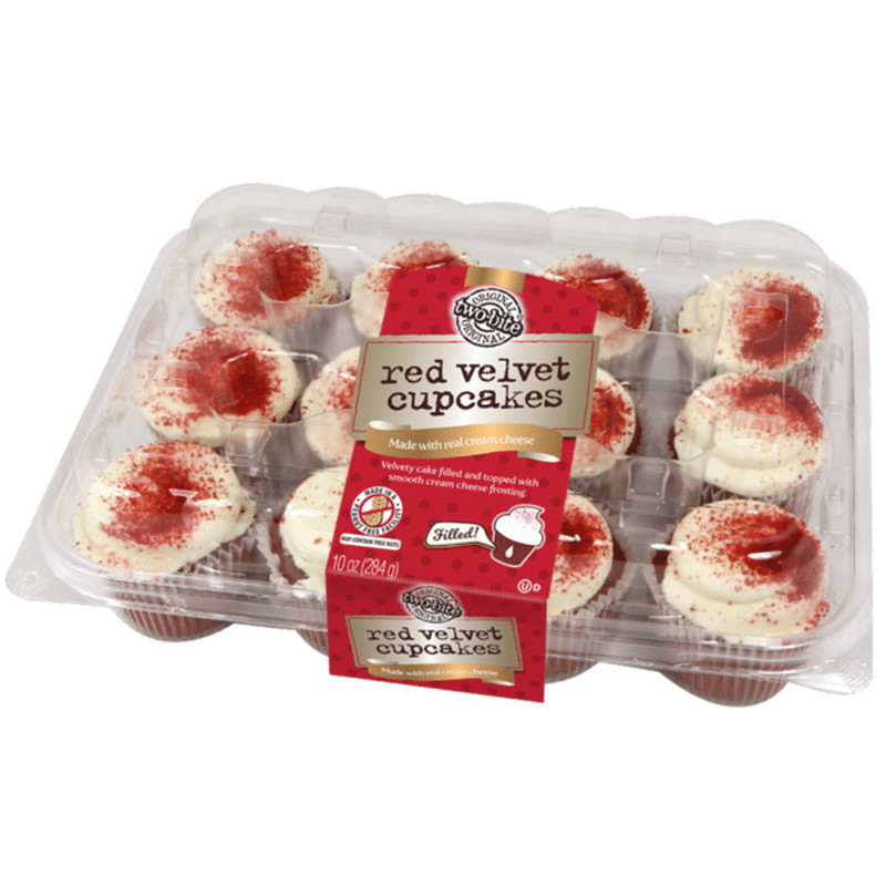 Two Bite Cupcakes, Red Velvet (10 oz) - Instacart