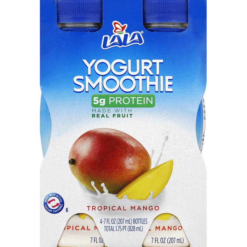 Lala Yogurt Smoothie, Tropical Mango (7 fl oz) - Instacart