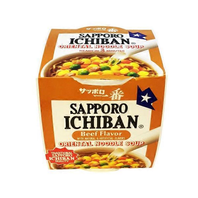 Sapporo Ichiban Beef Flavor Oriental Noodle Soup (2.25 oz) - Instacart