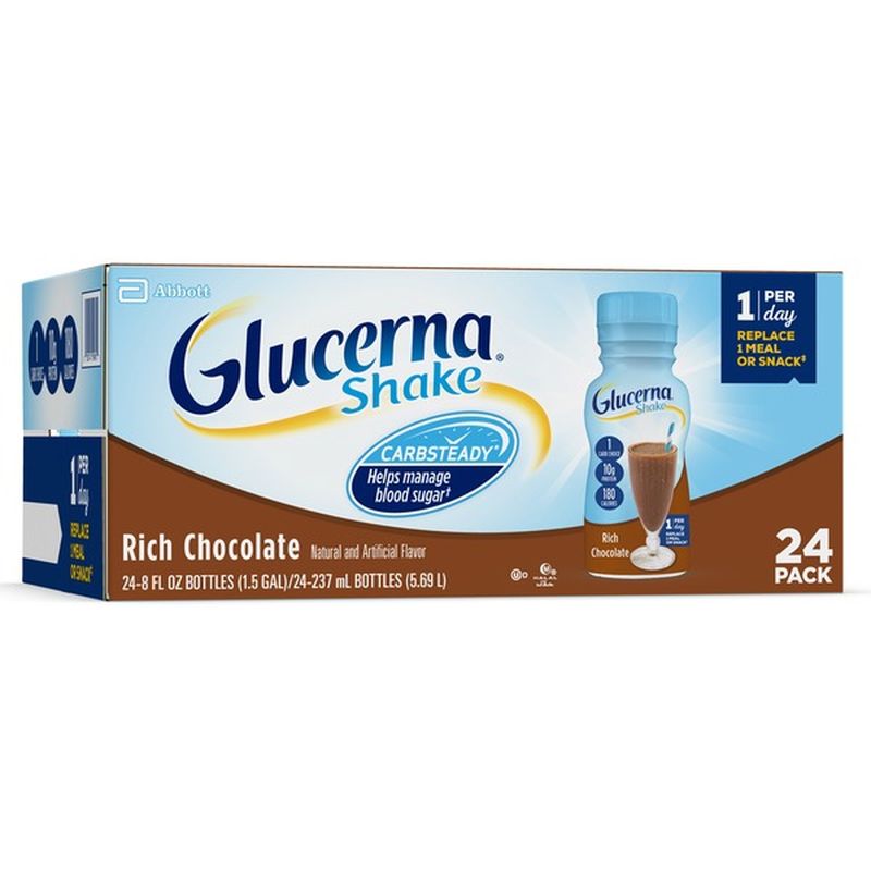 Glucerna Diabetes Nutritional Shake Rich Chocolate Ready To Drink ...