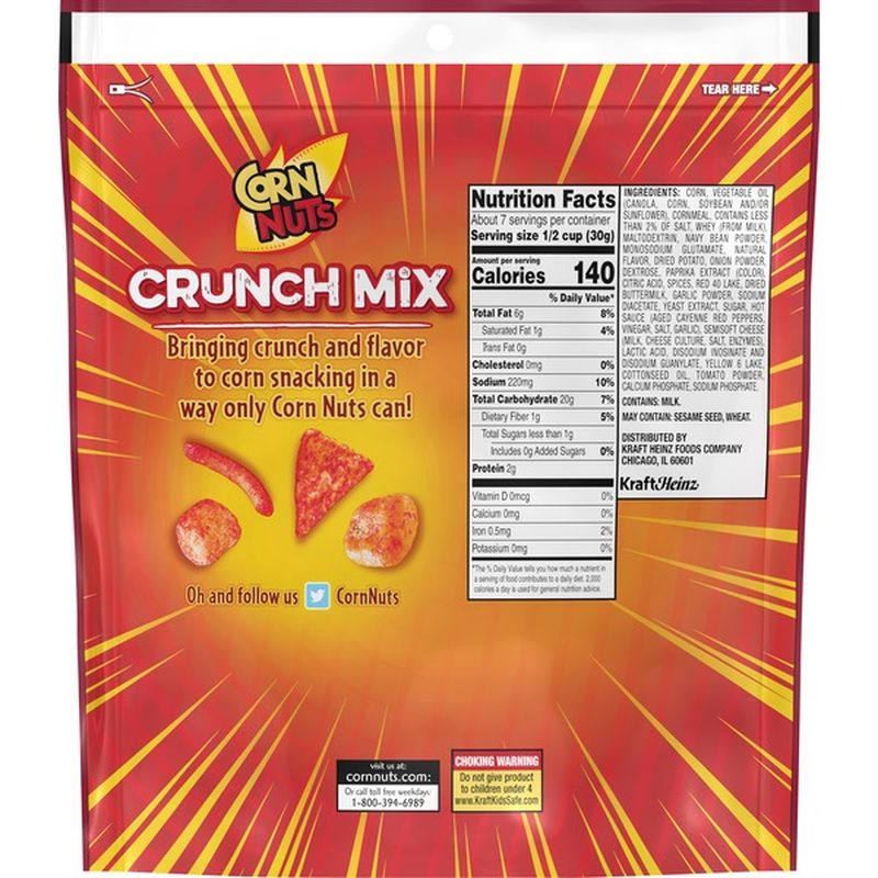 Corn Nuts Crunch Mix Fiery Hot Snack Mix (7 oz) - Instacart