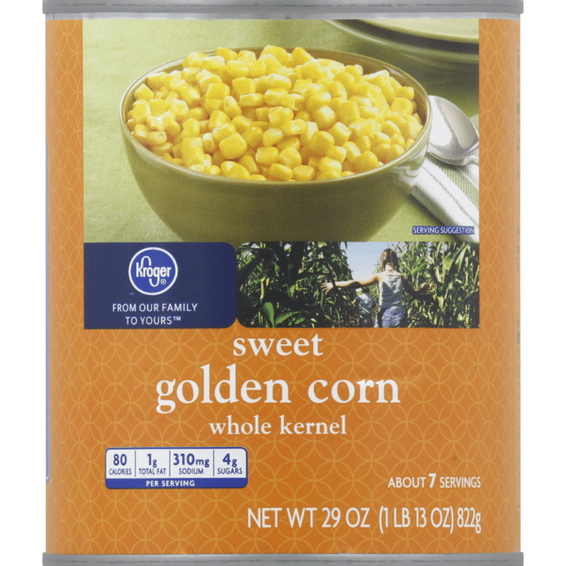 Kroger Golden Corn, Sweet, Whole Kernel (29 oz can) Delivery or Pickup ...