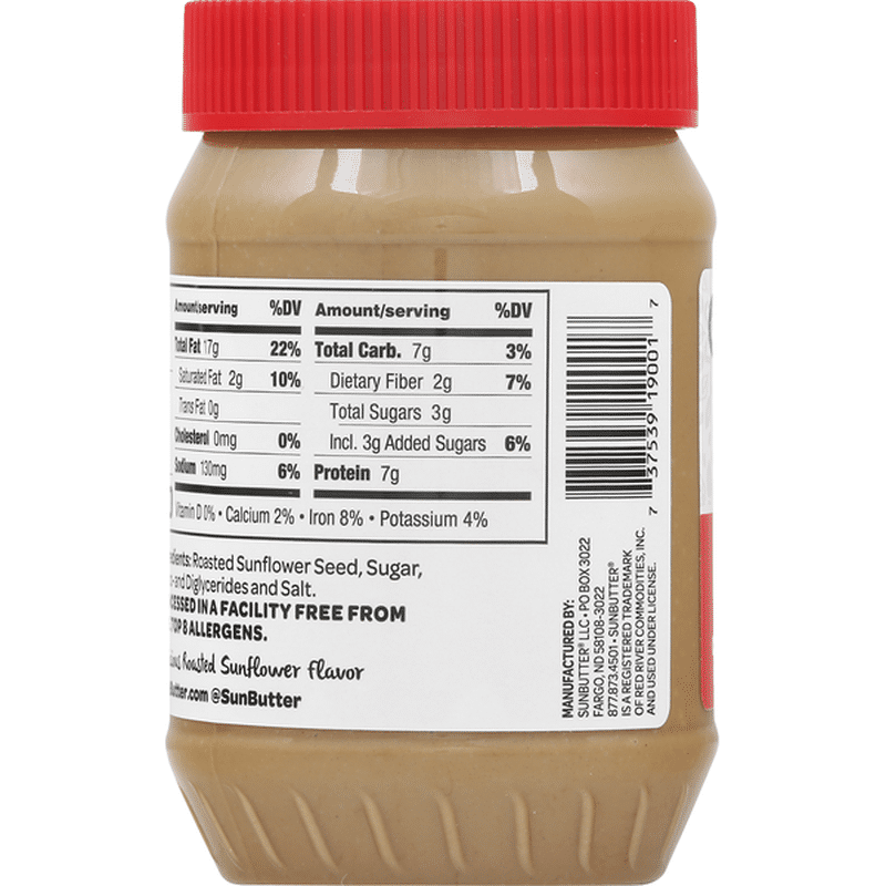 Sunbutter Sunflower Butter, Creamy (16 oz) - Instacart