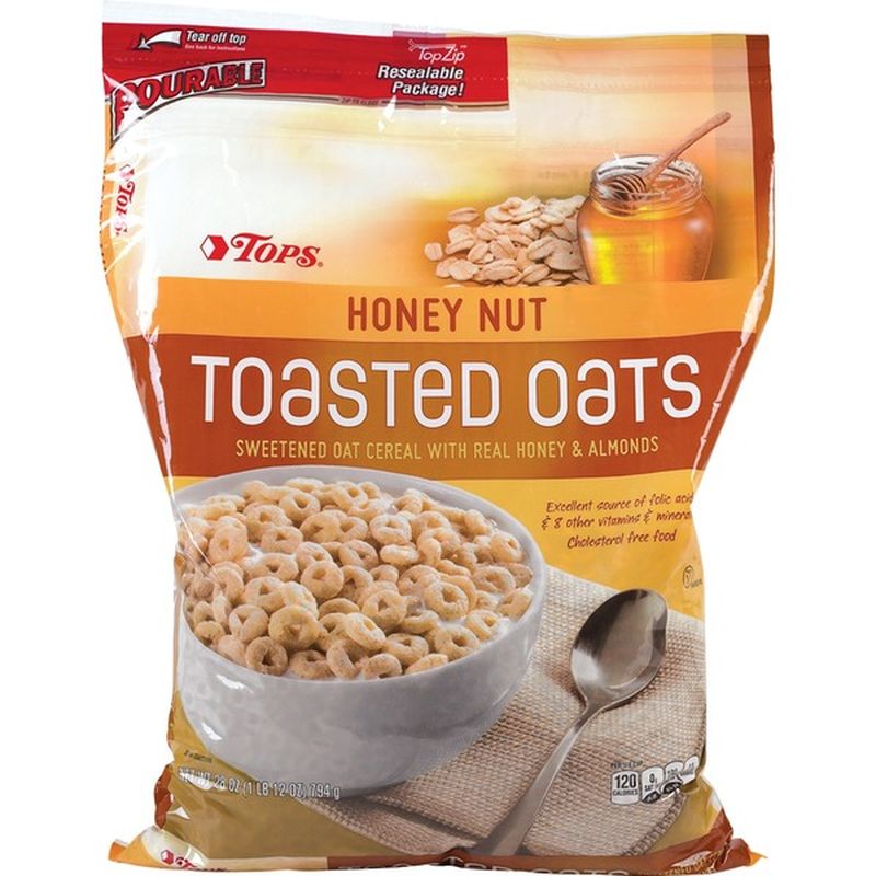 Tops Toasted Oats Cereal (28 oz) - Instacart