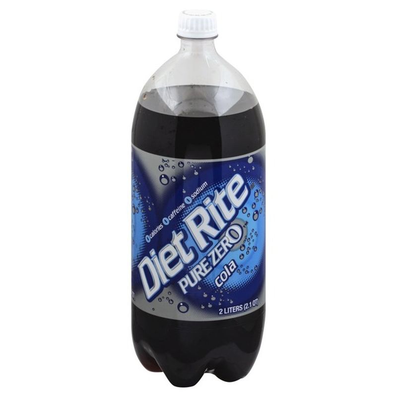 Diet Rite Pure Zero Cola (2 L) - Instacart