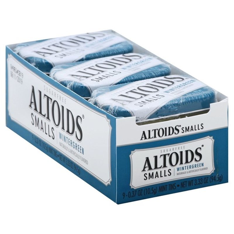 Altoids Smalls Wintergreen Sugarfree Mints s (0.37 oz) - Instacart