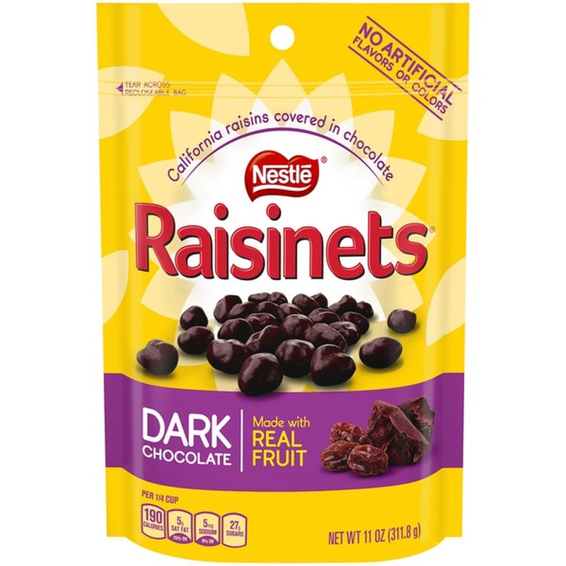 Raisinets Dark Chocolate Covered California Raisins (11 oz) - Instacart