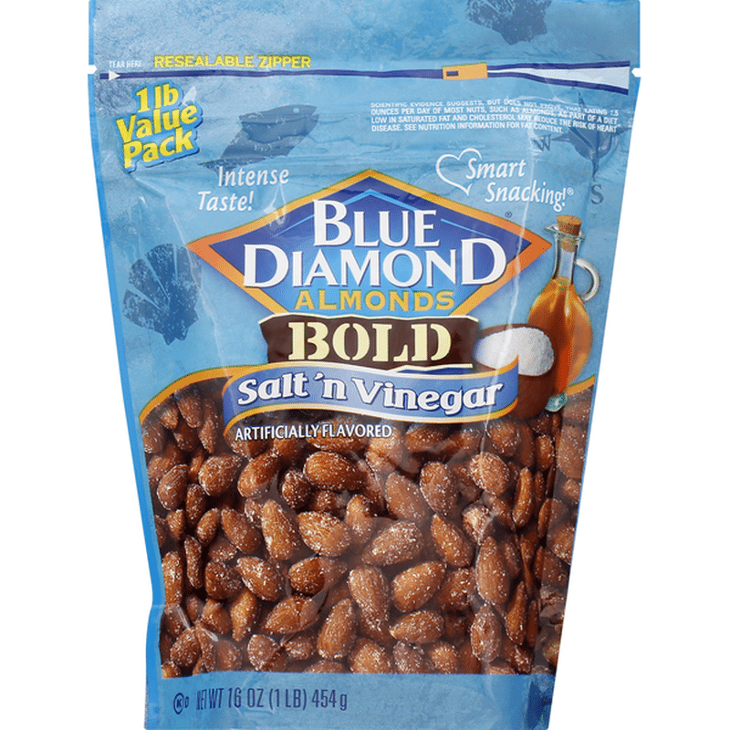 Blue Diamond BOLD Almonds, Salt n' Vinegar (16 oz) Delivery or Pickup ...
