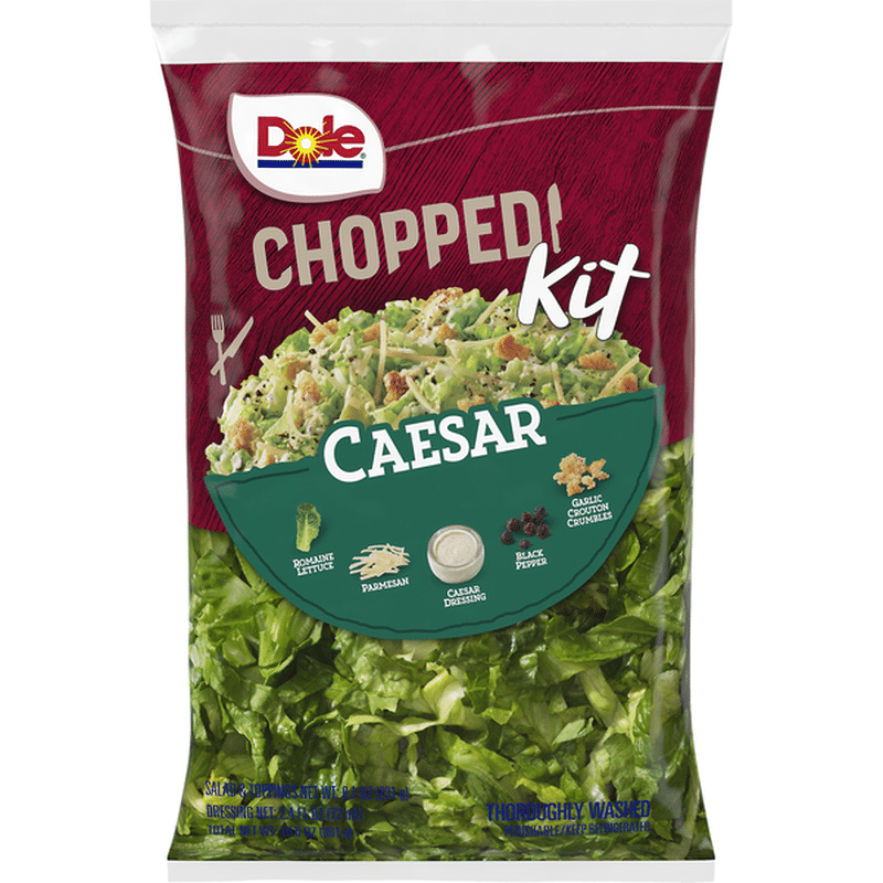 Dole Chopped Kit, Caesar (10.8 oz bag) - Instacart