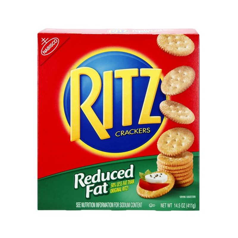 Ritz Nabisco Ritz Original Reduced Fat Crackers (14.5 oz) - Instacart