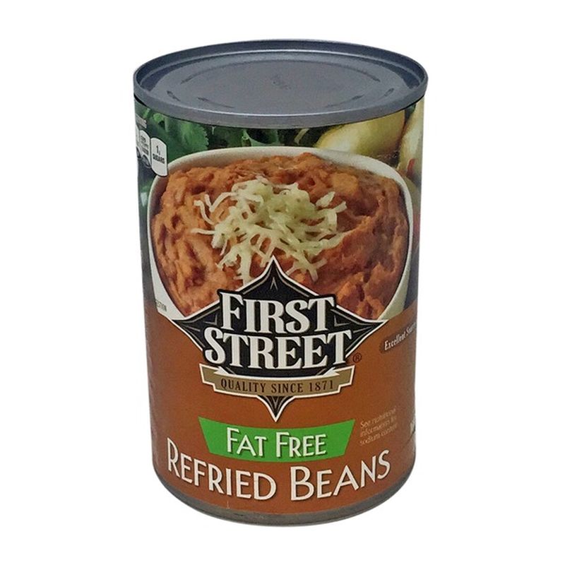 First Street Refried Beans (16 oz) - Instacart