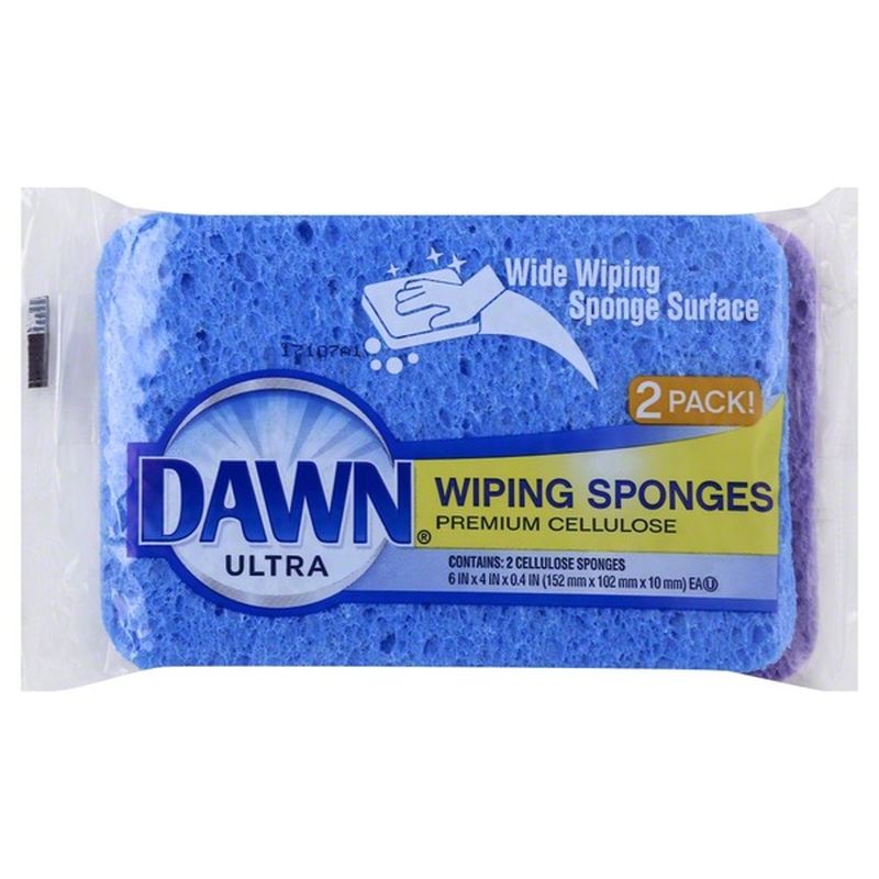 Dawn Sponges, Premium Cellulose, Wiping, 2 Pack! (2 each) - Instacart