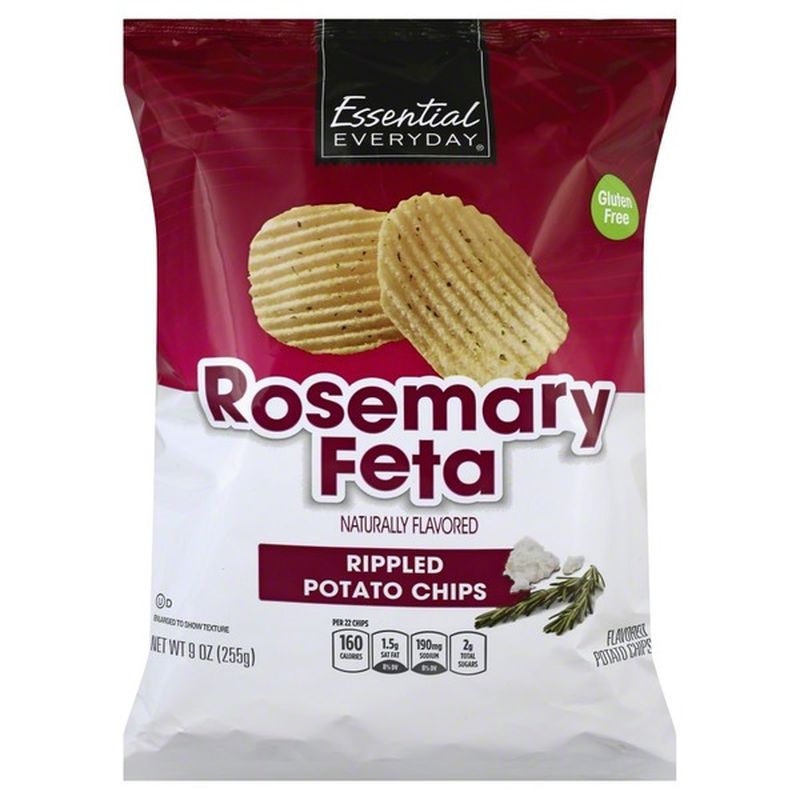 Essential Everyday Potato Chips, Flavored, Rosemary Feta (9 oz) - Instacart