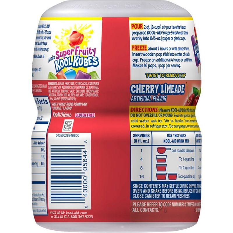 Kool-Aid Cherry Limeade Drink Mix (19 oz) - Instacart