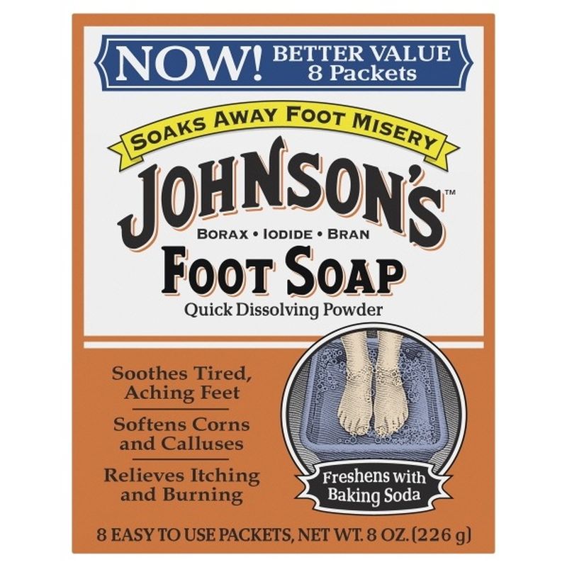 Johnson & Johnson Foot Soap (8 each) - Instacart