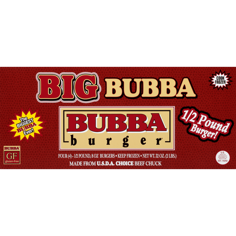 Bubba Burger Bubba Burgers (4 each) - Instacart