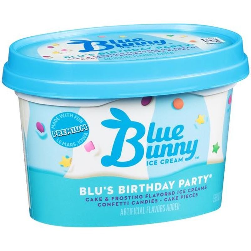 Blue Bunny Blu's Birthday Party Ice Cream (5.5 fl oz) - Instacart